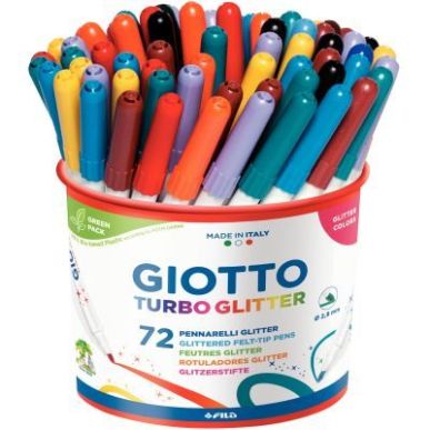 Achetez Pot de 72 feutres Turbo Glitter F516800 GIOTTO pas cher sur Ma ...