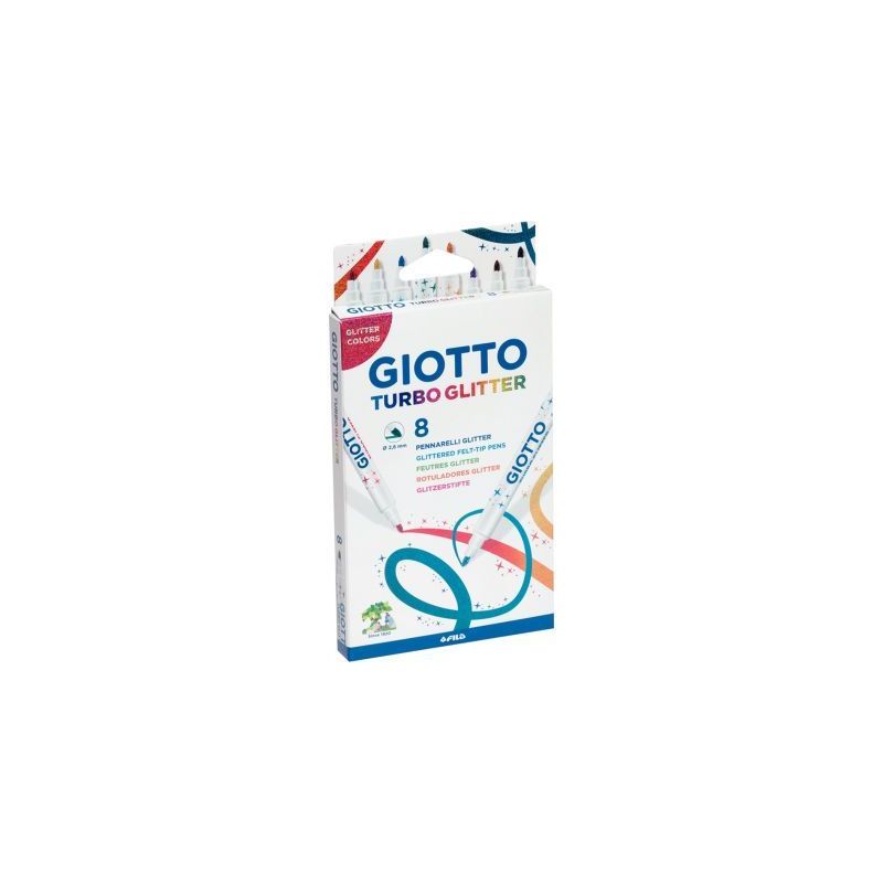Achetez Boîte de 8 feutres Turbo Glitter F425800 GIOTTO pas cher sur Ma ...