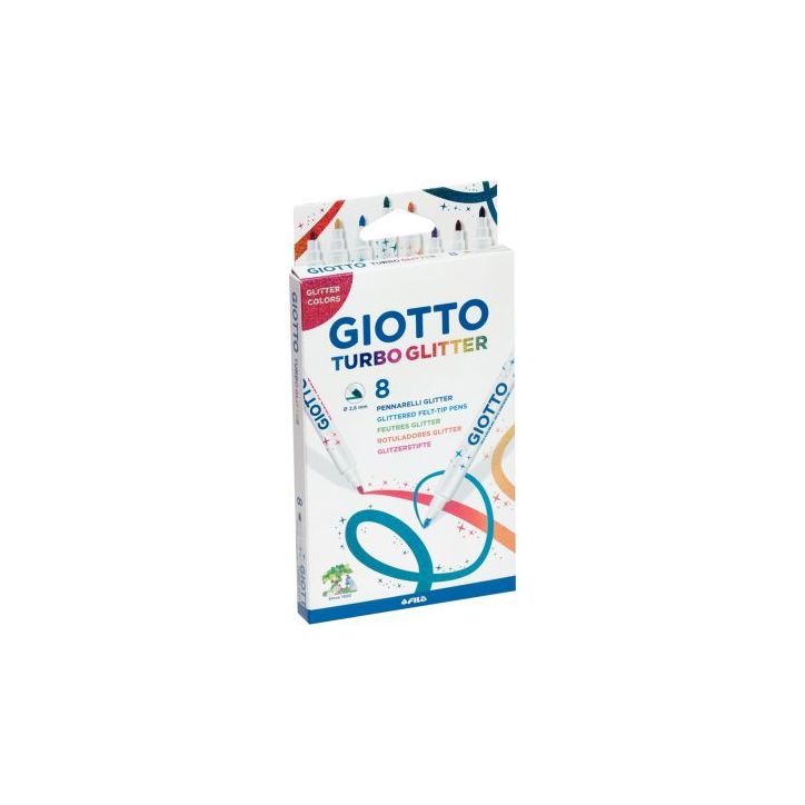 Achetez Boîte de 8 feutres Turbo Glitter F425800 GIOTTO pas cher sur Ma ...