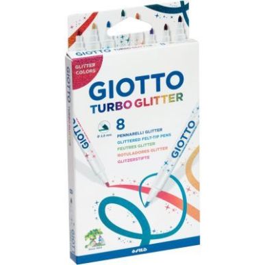 Achetez Boîte de 8 feutres Turbo Glitter F425800 GIOTTO pas cher sur Ma ...
